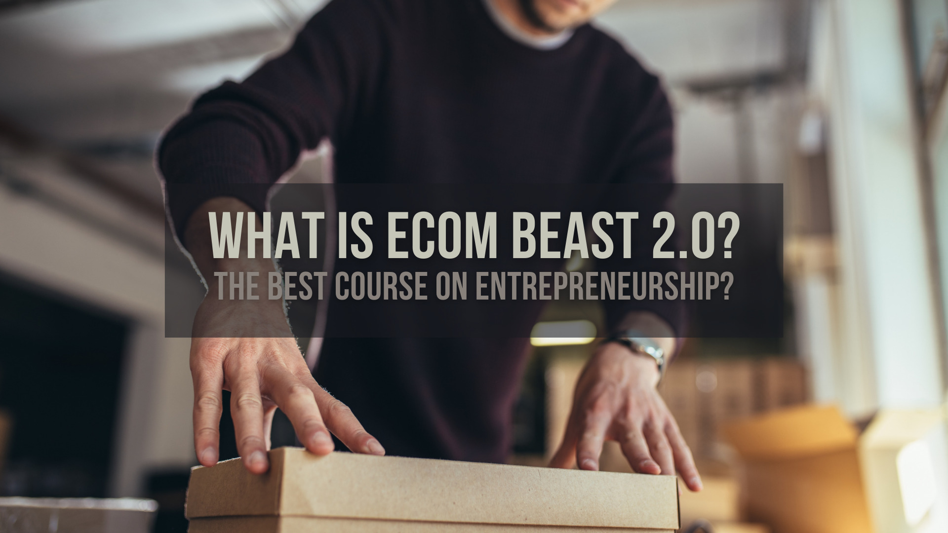 What Is Ecom Beast 2.0? The Best Course On Entrepreneurship?
